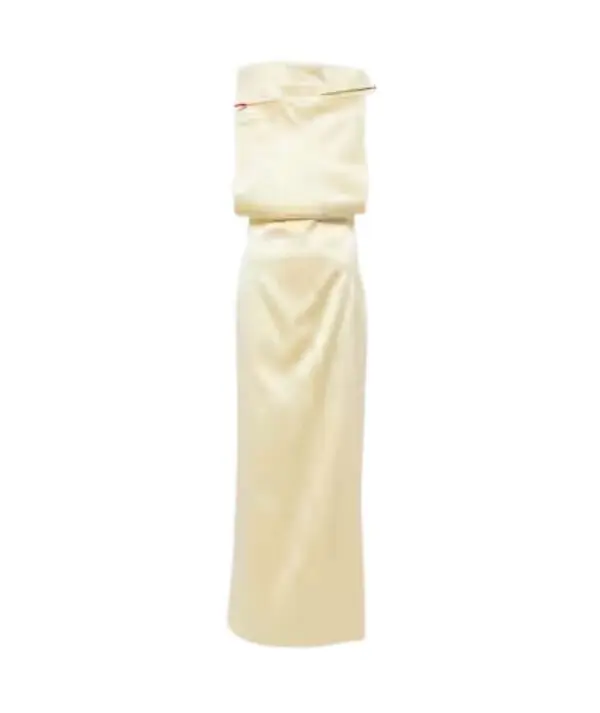 Loewe Pin Silk-blend Gown