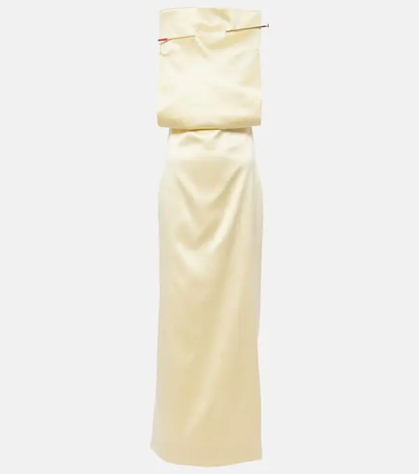 Loewe Pin Silk-blend Gown