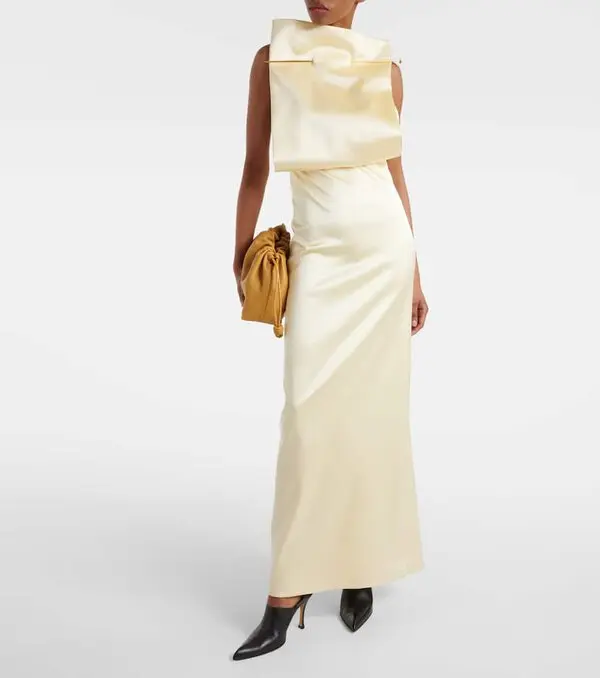 Loewe Pin Silk-blend Gown