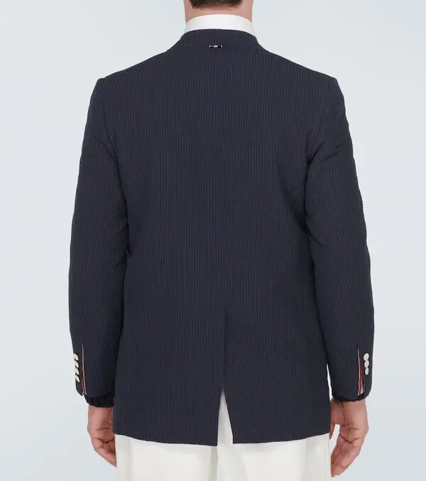 Thom Browne Seersucker Wool Blazer