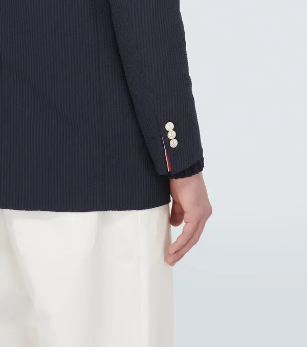 Thom Browne Seersucker Wool Blazer
