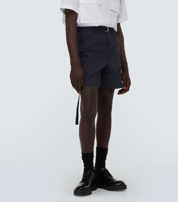 Sacai Taffeta Bermuda Shorts