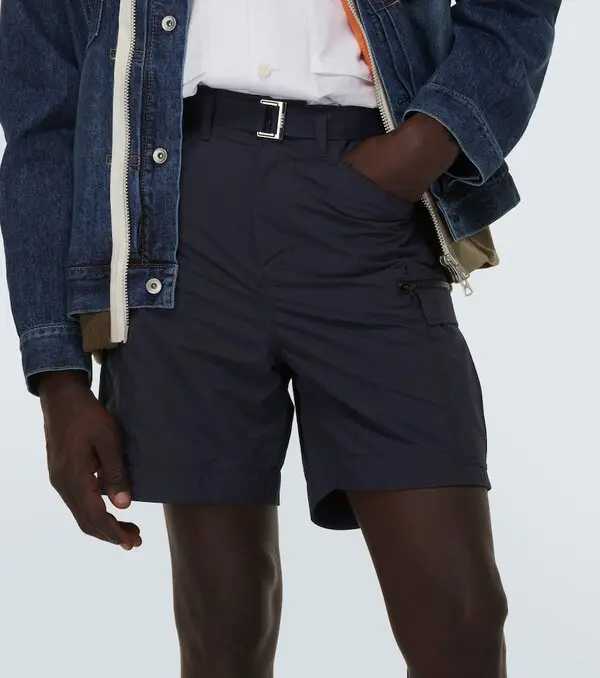 Sacai Taffeta Bermuda Shorts