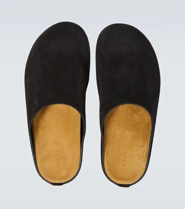 THE ROW Hugo Suede Clogs