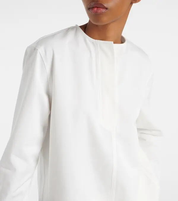 TOTEME Cotton Twill Blouse - White
