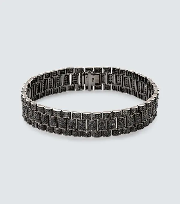 Shay Jewelry 18kt Gold Bracelet With Diamonds - Black
