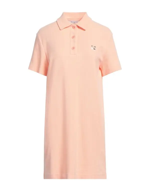 Maison Kitsuné Mini Polo Dress - Apricot