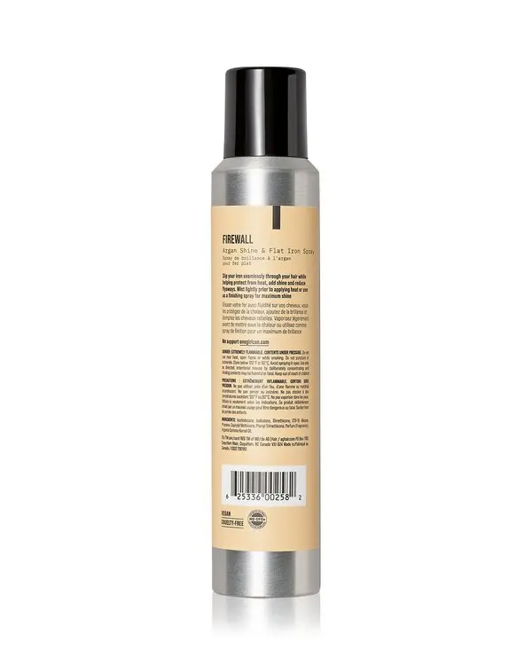 AG CARE Firewall Argan Shine & Flat Iron Spray 5 Oz