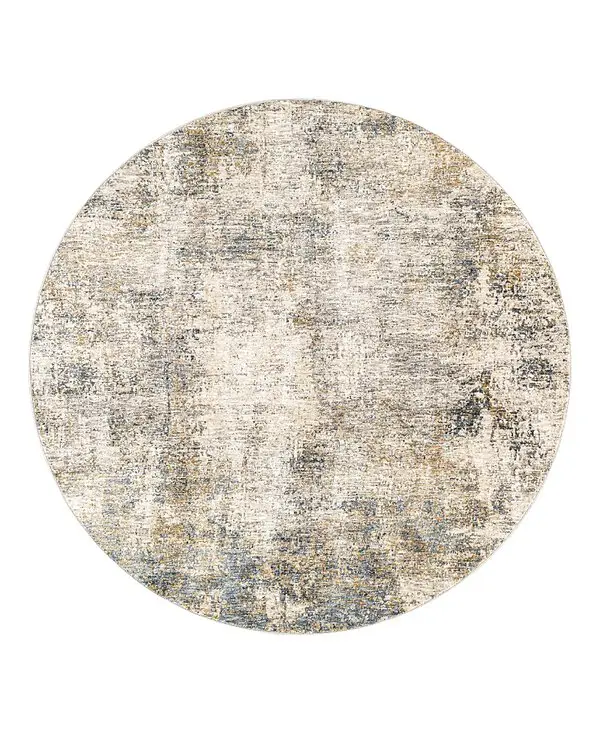 Livabliss Cardiff Cdf-2304 Round Area Rug, 5'3 X 5'3 - Gray/mist