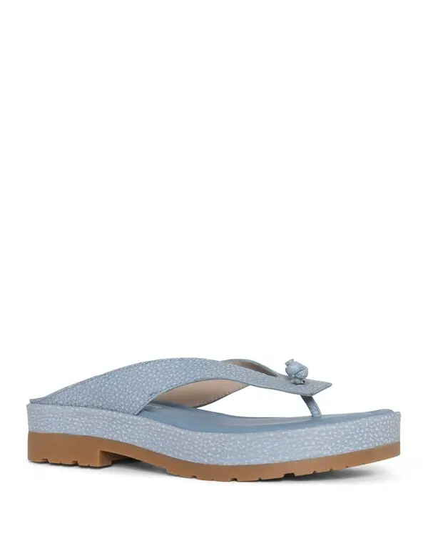 DONALD PLINER Slip-on Thong Platform Sandals