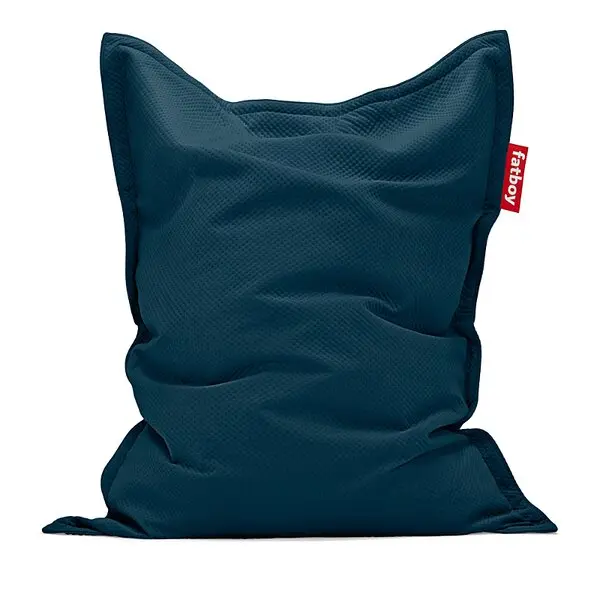 FATBOY Original Slim Royal Velvet Bean Bag Chair - Deep Sea