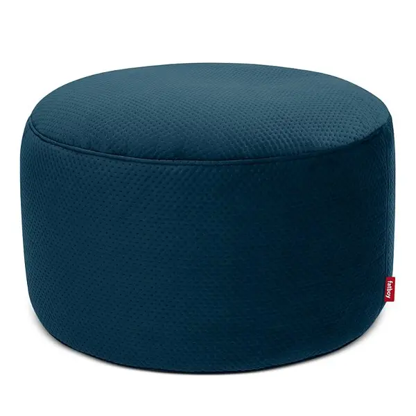 FATBOY Point Large Royal Velvet Pouf - Deep Sea