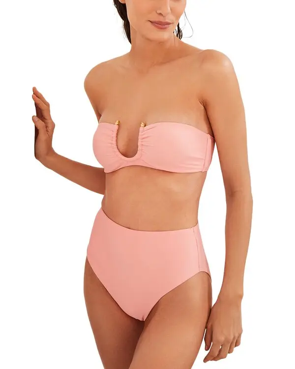 VIX PAULA HERMANNY Solid Bandeau Bikini Top