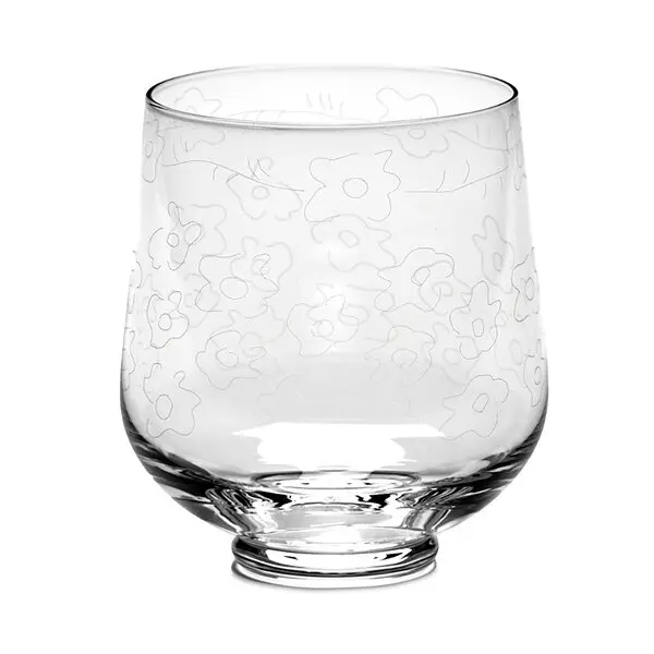 SERAX Midnight Flowers Glassware Marni - Clear