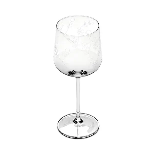 SERAX White Wine Glass Mirtillo Tea Midnight Flowers Marni - Clear