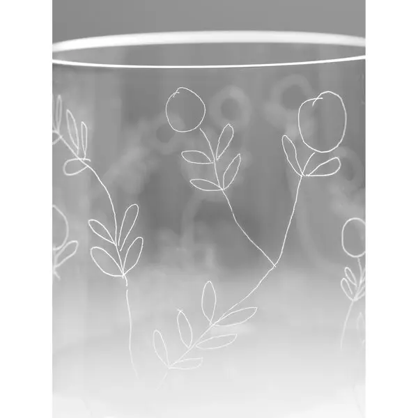 SERAX White Wine Glass Mirtillo Tea Midnight Flowers Marni