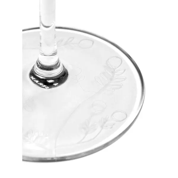 SERAX White Wine Glass Mirtillo Tea Midnight Flowers Marni