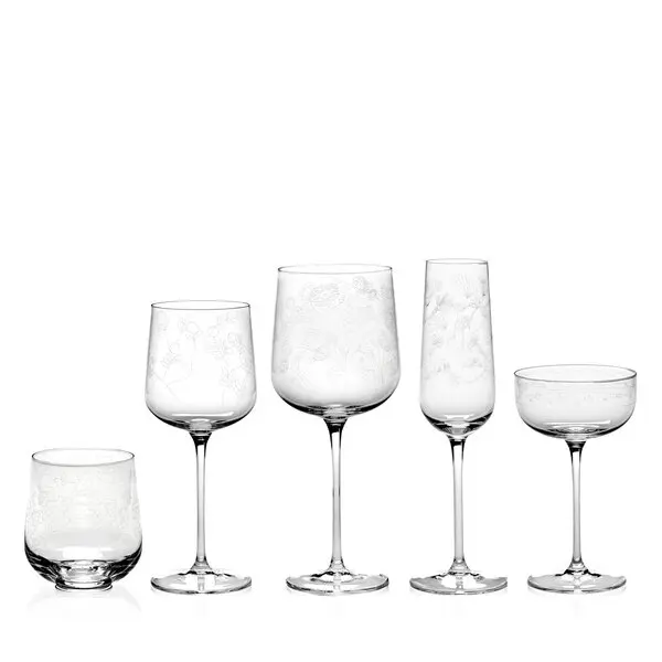 SERAX Champagne Coupe Anemone Vaniglia Midnight Flowers Marni