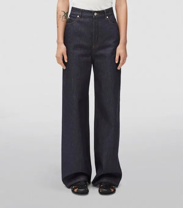 Loewe High-waist Wide-leg Jeans - Blue