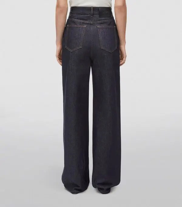 Loewe High-waist Wide-leg Jeans - Blue