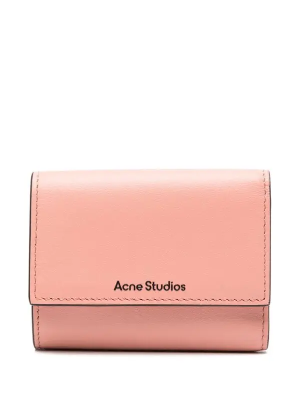 Acne Studios Embossed-logo Leather Wallet