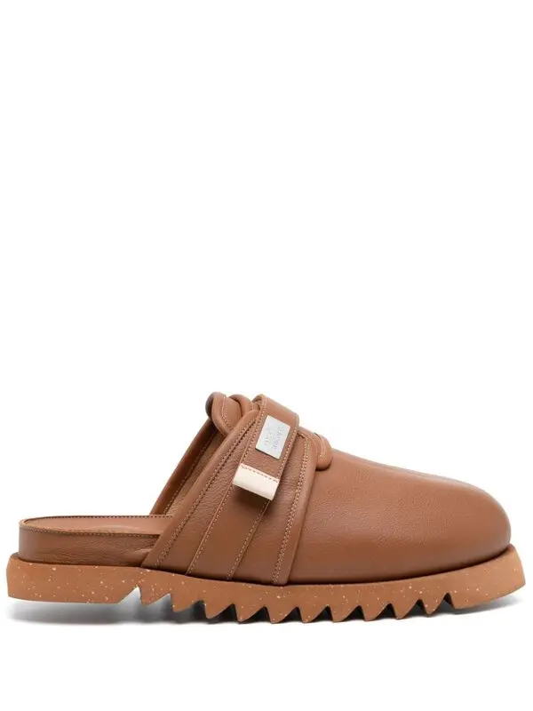 Suicoke X Marsell Zavo Leather Mules - Brown