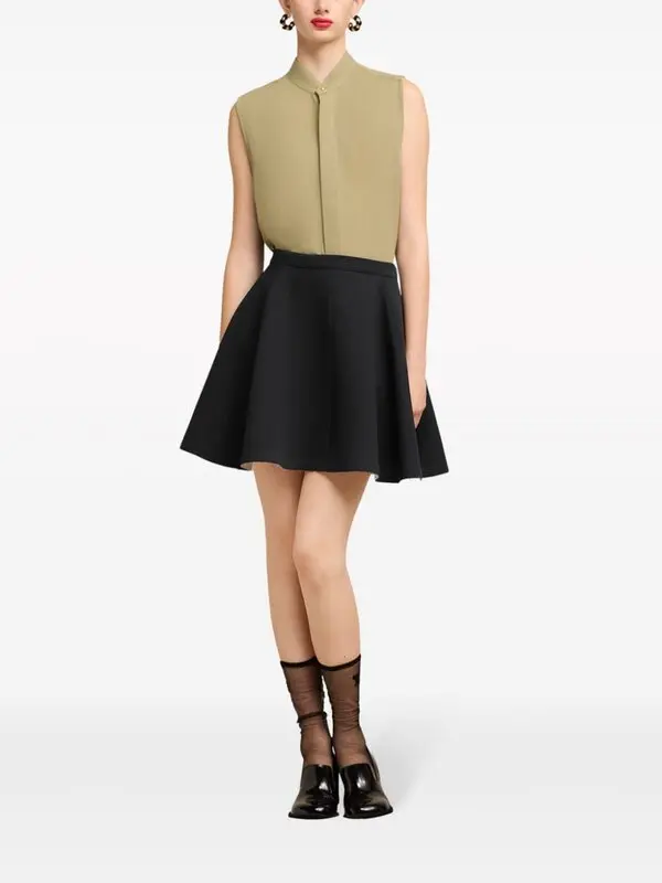 AMI Paris Virgin Wool Skater Skirt