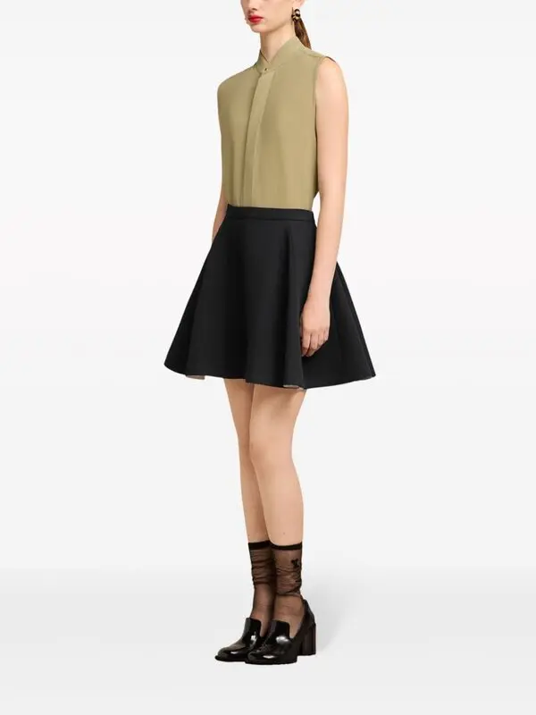 AMI Paris Virgin Wool Skater Skirt