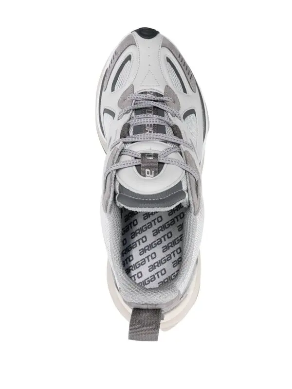 Axel Arigato Satellite Runner Leather Sneakers - Grey