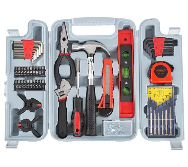 STALWART 132-piece Heat-treated Tool Set With Carrying Case - One-color