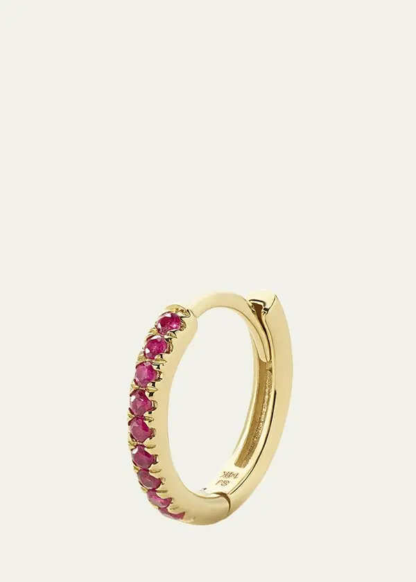 Alison Lou 14k Yellow Gold Huggie Earring