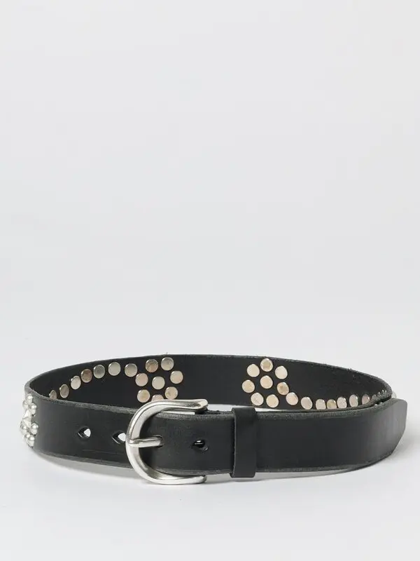 Our Legacy Studded Leather Belt - Black