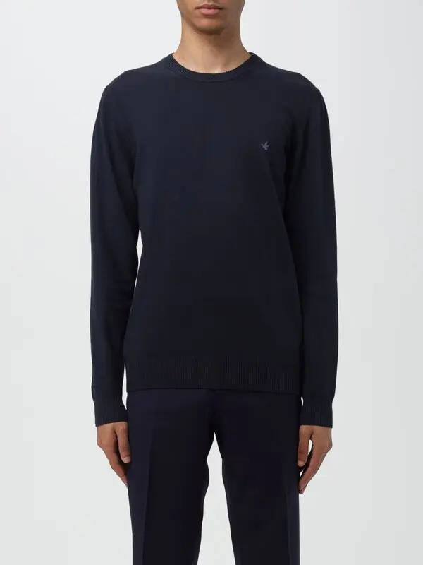 BROOKSFIELD Crew Neck Sweater - Navy