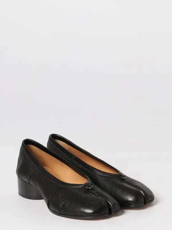MAISON MARGIELA Tabi Ballet Flats - Black