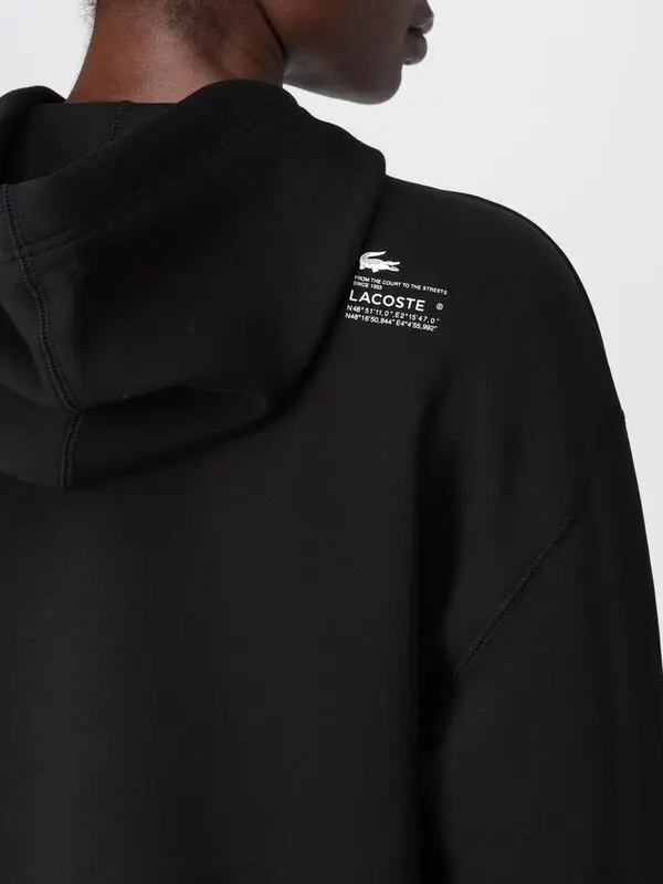 Lacoste Hooded Sweatshirt - Black