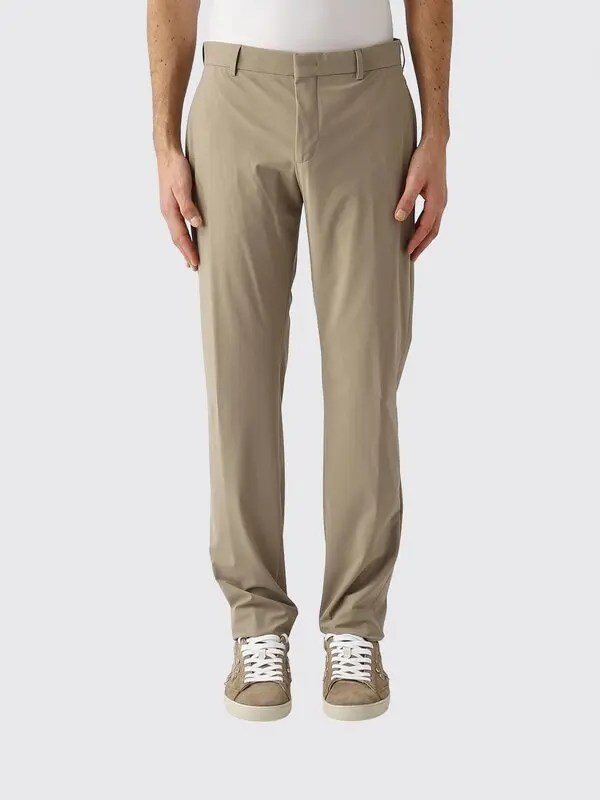 PT TORINO Stretch Cotton Chino Trousers - Beige