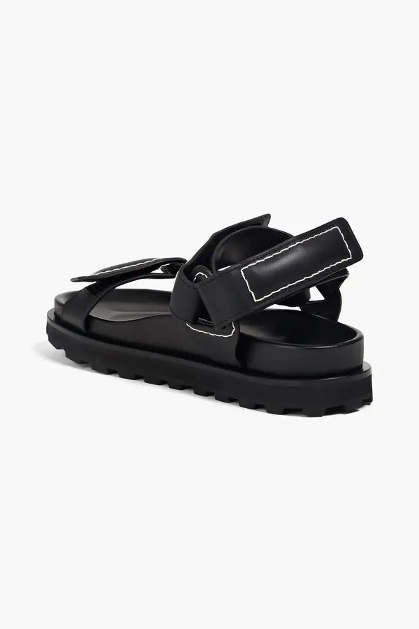 JIL SANDER Leather Sandals