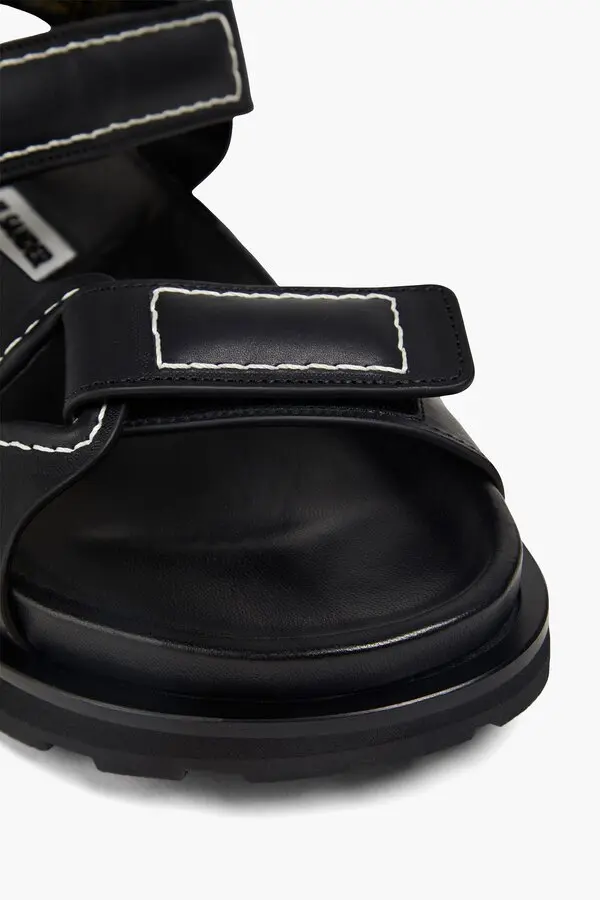 JIL SANDER Leather Sandals