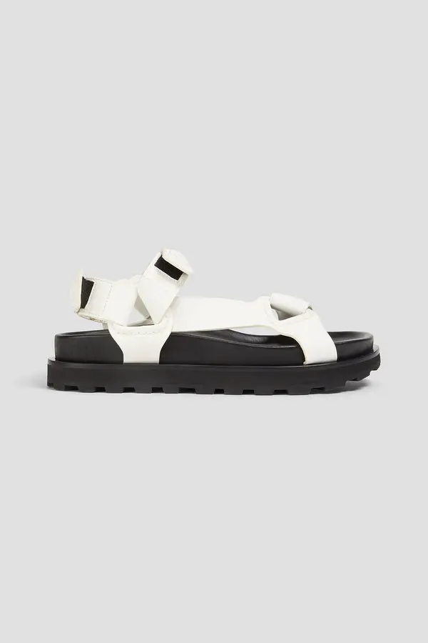 JIL SANDER Leather Sandals - Ecru