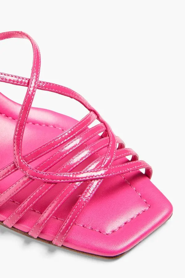 ALEXANDRE BIRMAN Naya 50 Patent-leather Sandals
