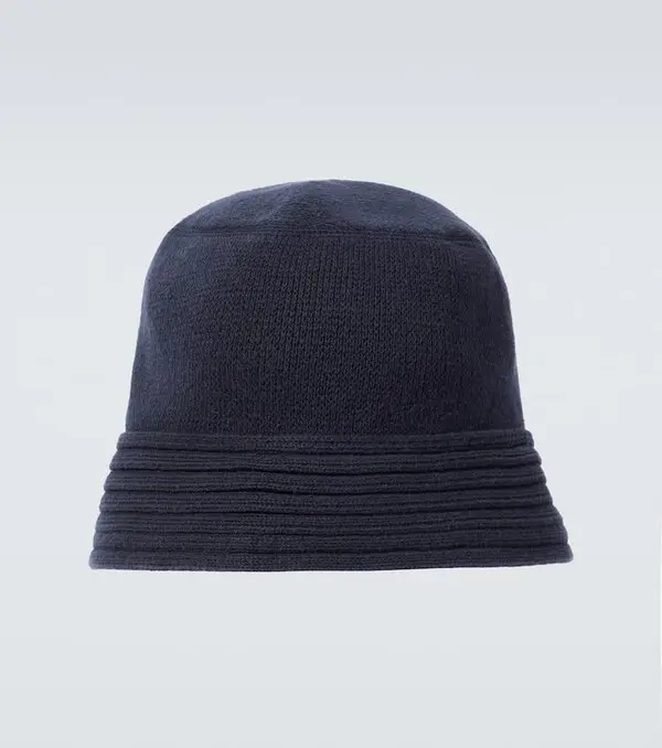 Our Legacy Shaggy Knit Hat - Blue