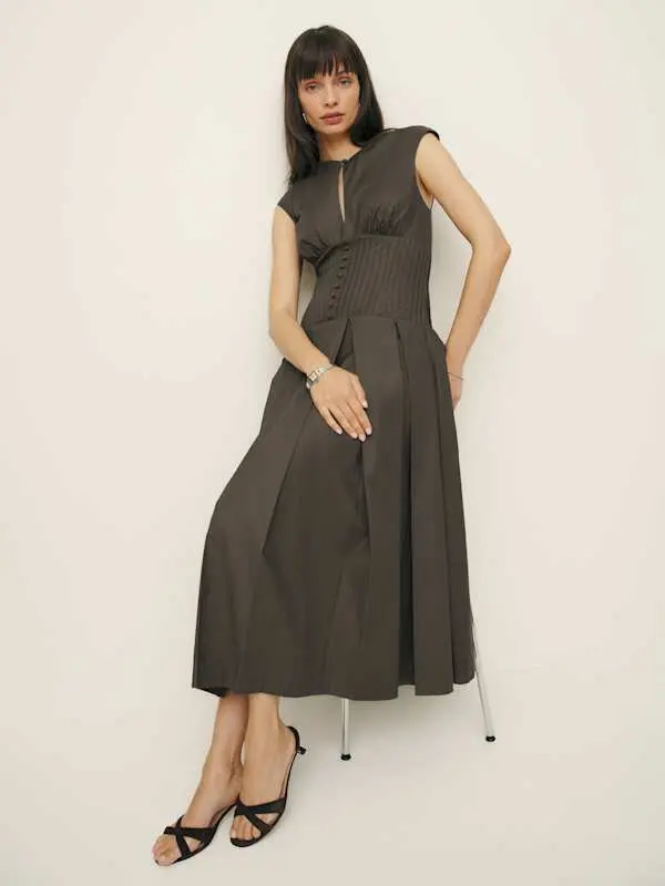REFORMATION Renaie Midi Dress