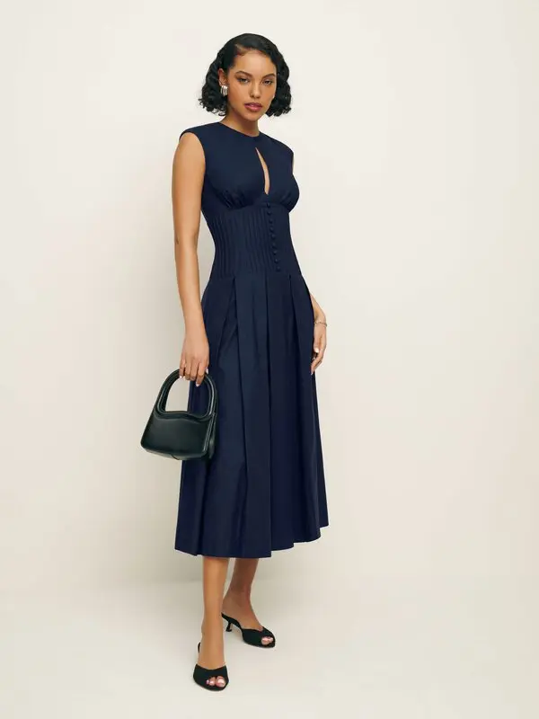REFORMATION Renaie Midi Dress