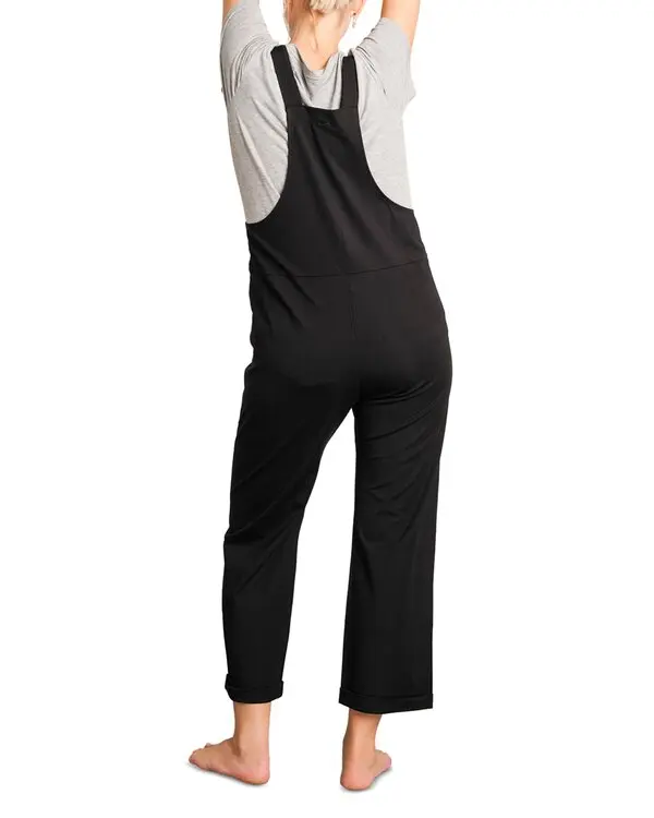 NOM MATERNITY Imogen Overalls - Black