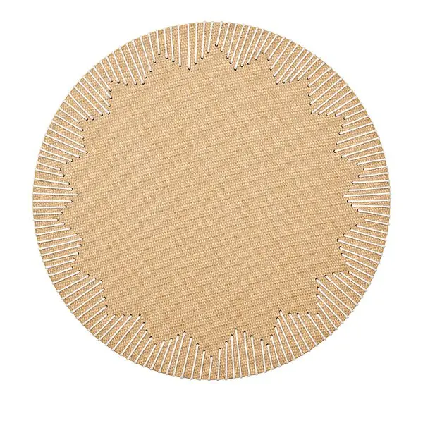 KIM SEYBERT Dream Weaver Placemat In Natural And White - Natural/white