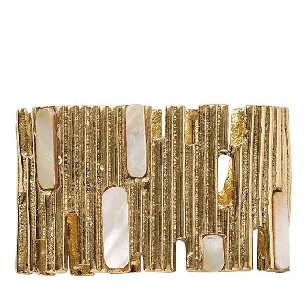 KIM SEYBERT Matrix Napkin Ring - Gold