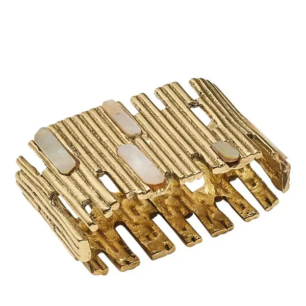 KIM SEYBERT Matrix Napkin Ring - Gold