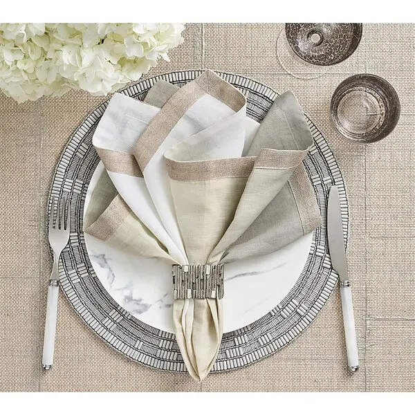 KIM SEYBERT Matrix Napkin Ring - Silver