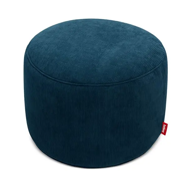 FATBOY Point Ribbed Cord Pouf - Deep Blue