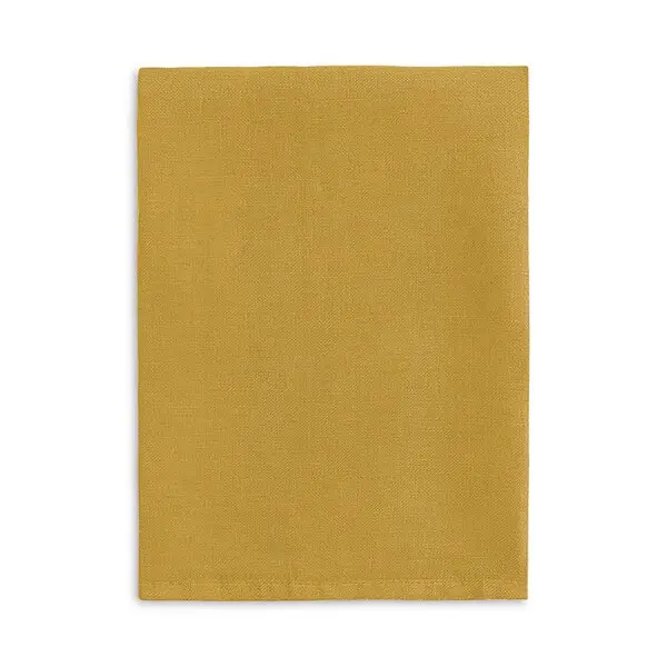 L'Objet Linen Sateen Napkins, Set Of 4 - Mustard